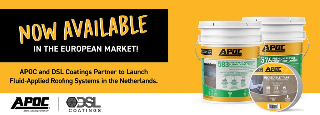 APOC and DSL Coatings Partner to Launch Fluid-Applied Roofing Systems ...