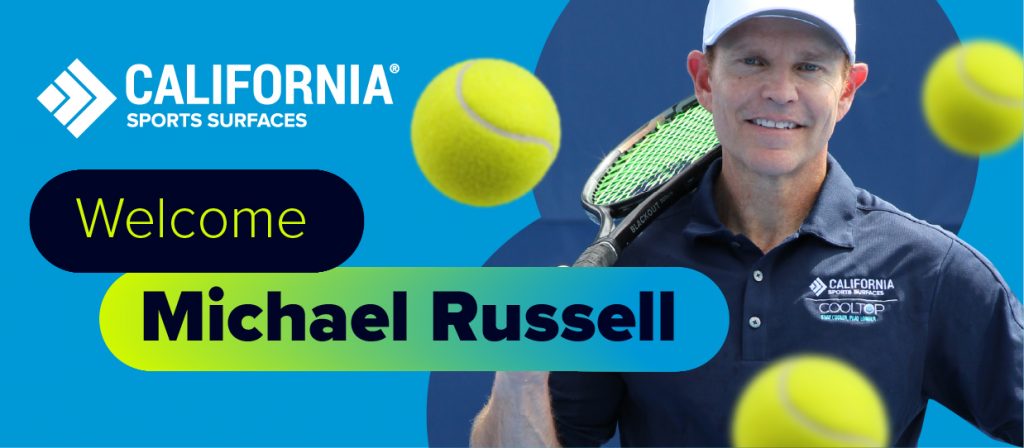California Sports Surfaces® Teams Up with Tennis Pro Michael Russell - ICP Group